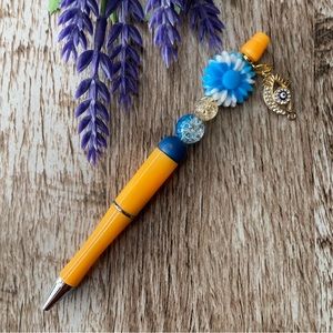 Hand Crafted | Office | Handcrafted Pens Evil Eye Flower Beaded Unique ...